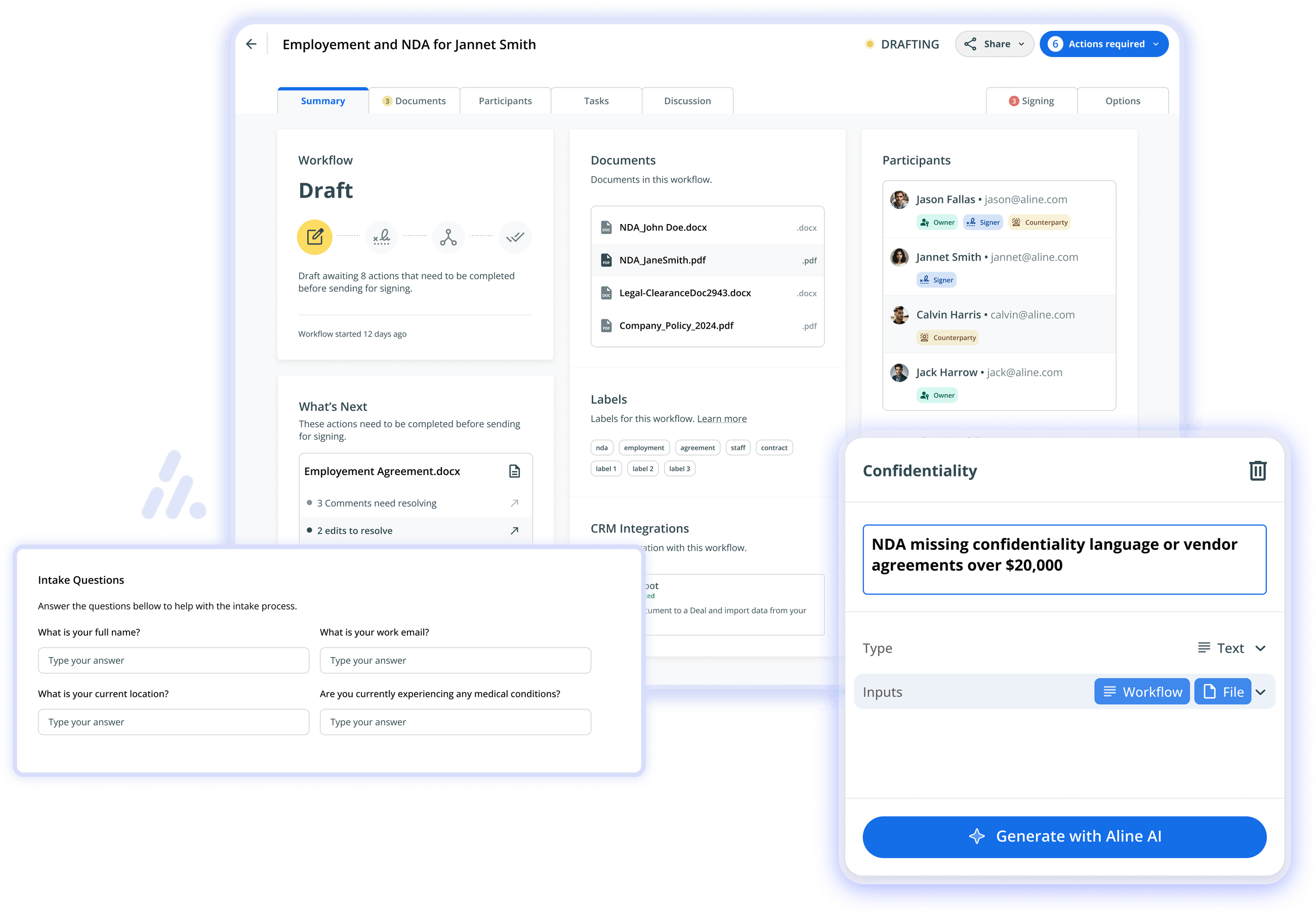 AI Contract Lifecycle Management | Aline AI